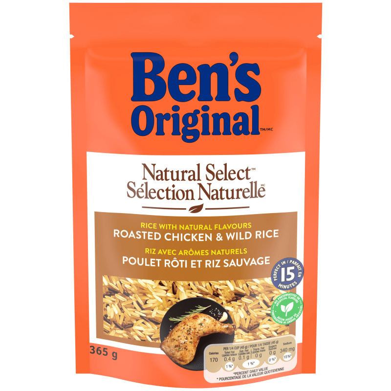 BEN'S ORIGINAL™ NATURAL SELECT™ Roasted Chicken Flavour & Wild Rice, 365g