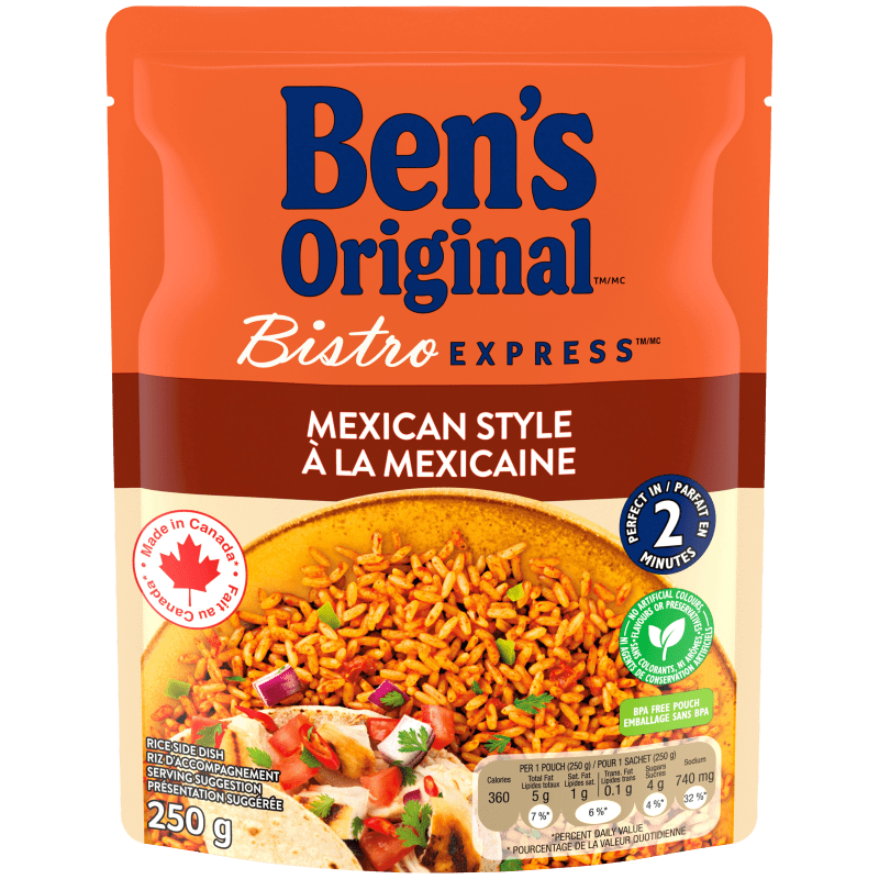 BEN'S ORIGINAL™ BISTRO EXPRESS™ Mexican Style Rice, 250g