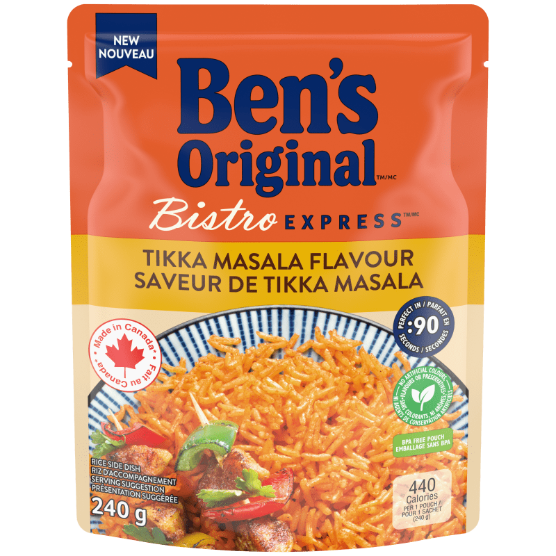 BEN'S ORIGINAL™ BISTRO EXPRESS Tikka Masala Flavour Rice 240g