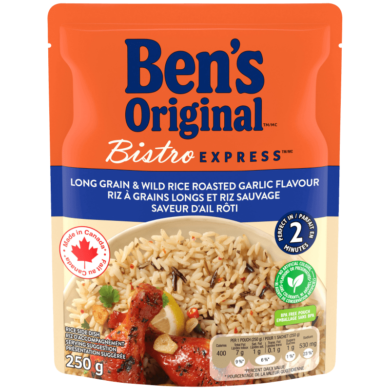 BEN'S ORIGINAL™ BISTRO EXPRESS™ Long Grain & Wild Rice Roasted Garlic ...