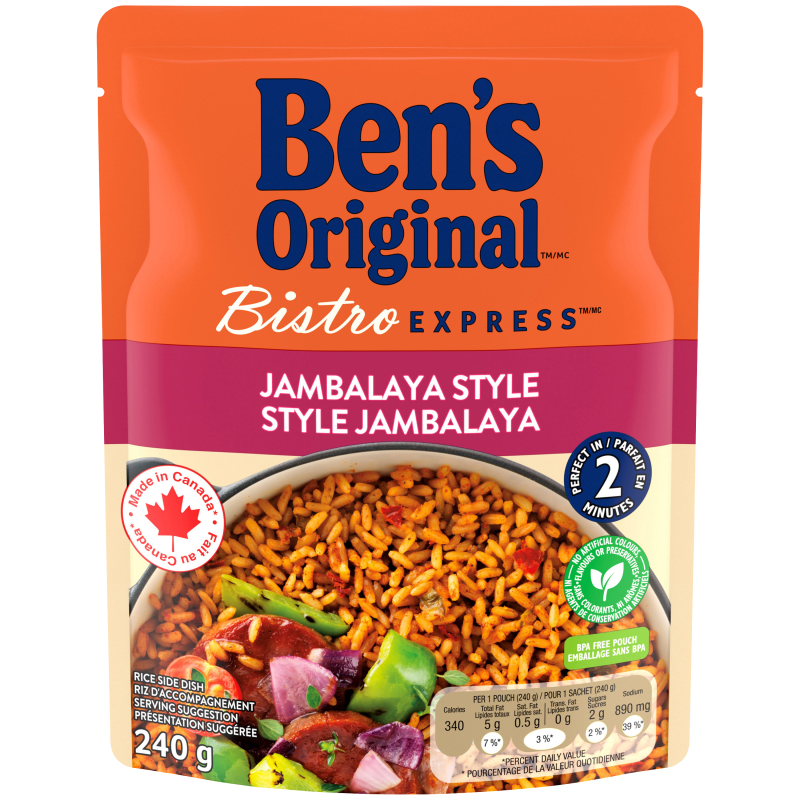 BEN'S ORIGINAL™ BISTRO EXPRESS™ Jambalaya Style Rice, 240g